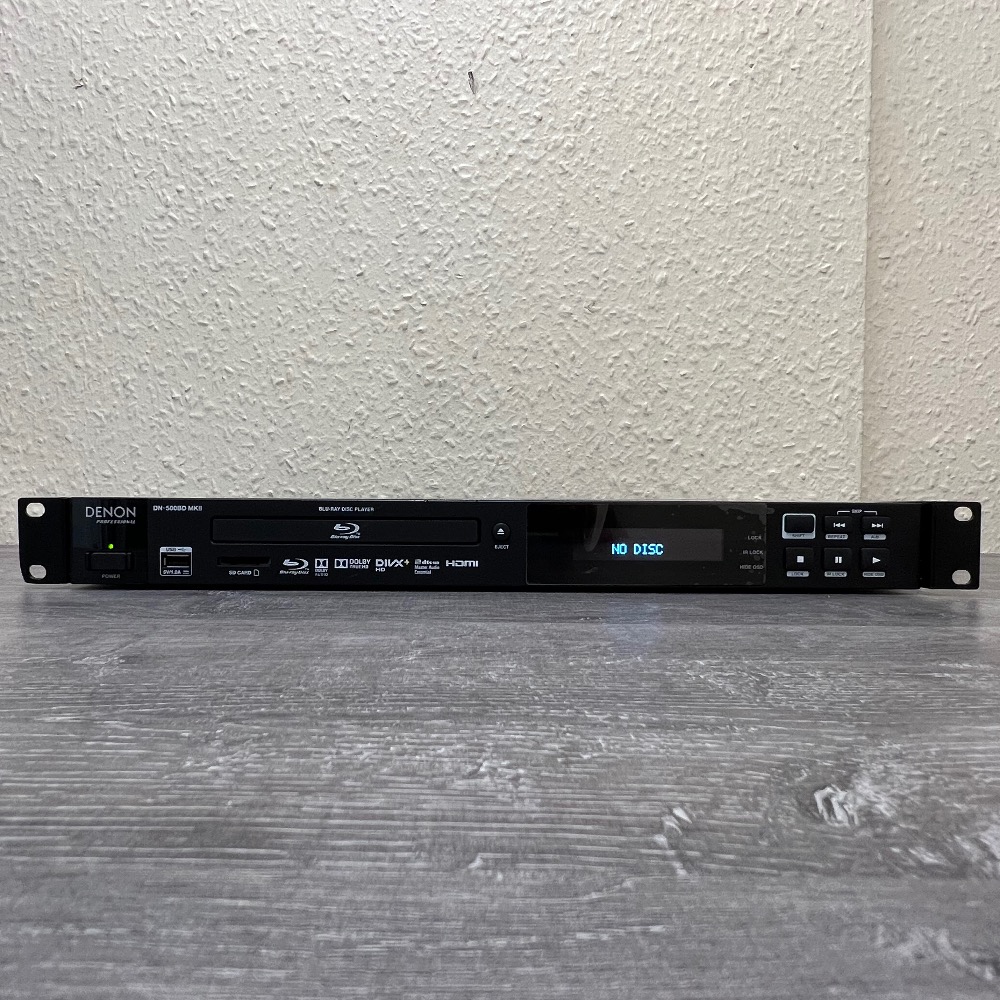 Pre-owned DENON DN-500BD PROFESSIONAL SERIES RACKMOUNT BLU-RAY DISC ...